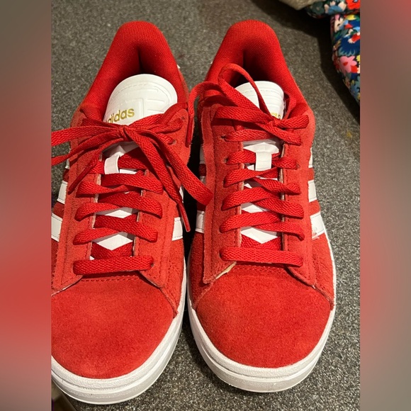 adidas | Shoes | Adidas Platform Gazelle Red Euc | Poshmark